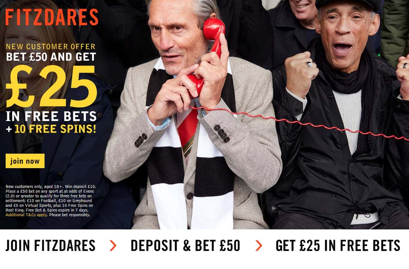 Fitzdares Review UK 2025 – Features & Markets + £25 Free Bet